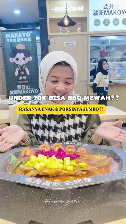 Under 70k bisa BBQ mewah?? Rasanya enak & porsinya jumbo‼️ #foodreviewer #makayoresto # ...