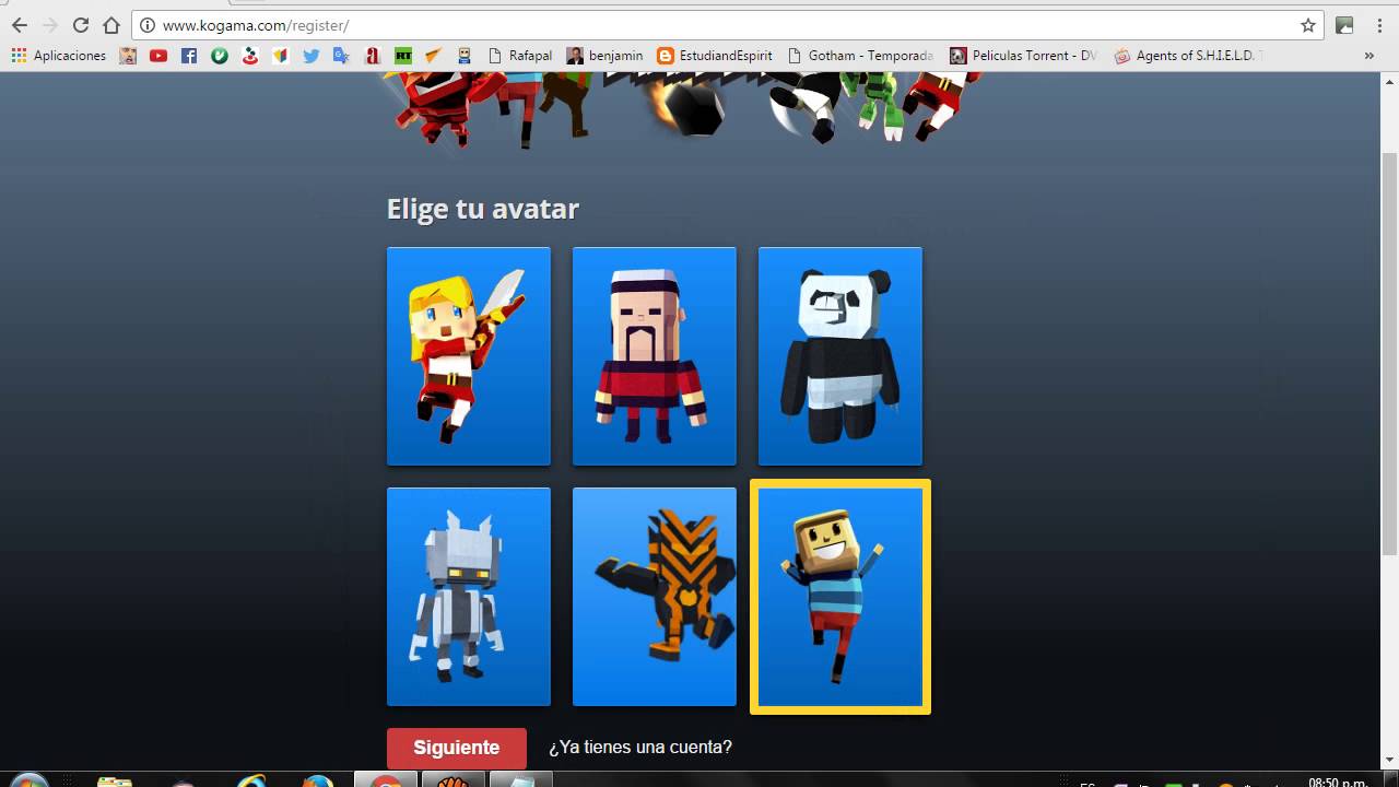 Como Registrarse Y Empesar A Jugar Kogama (Bien Explicado). - YouTube