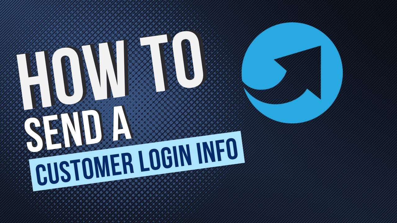 How to Send Customer Login Information to Your Website - YouTube