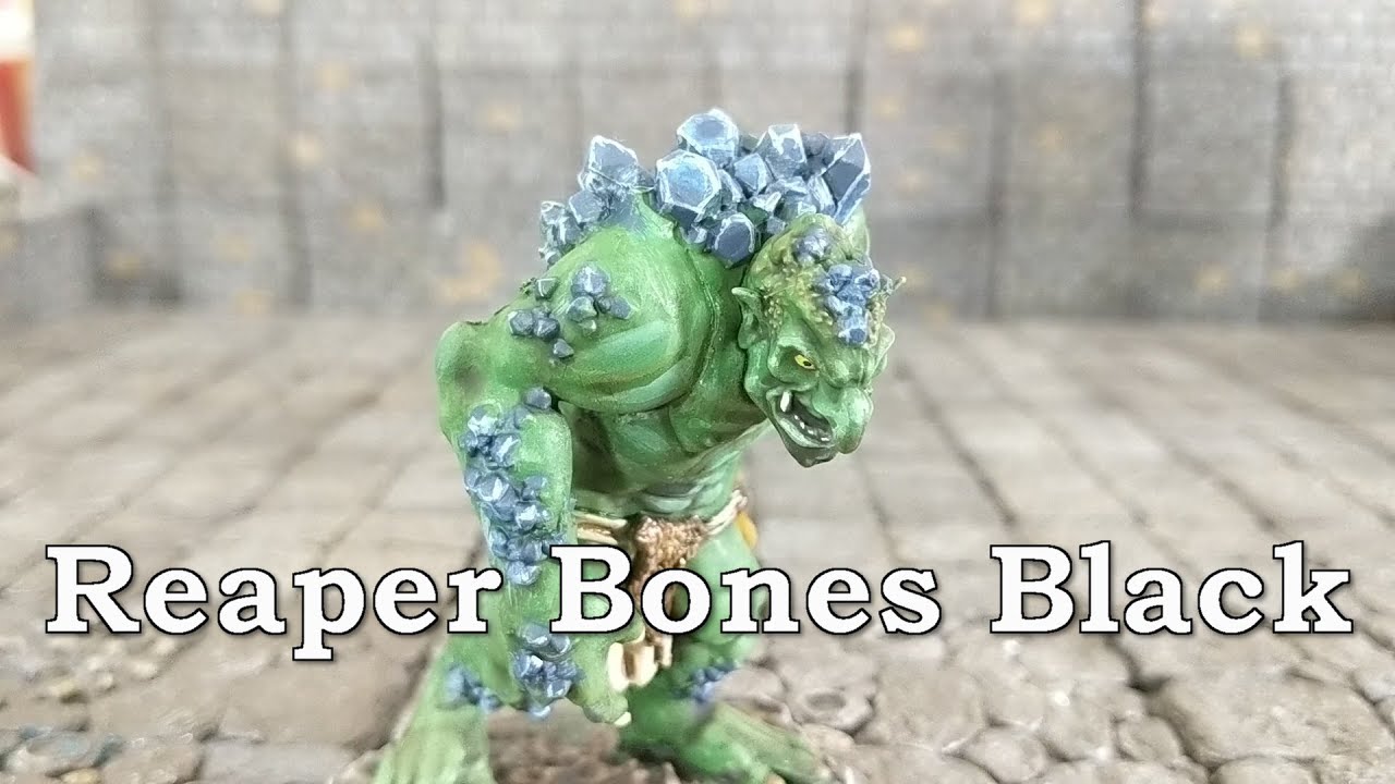Preparing Reaper Bones Rock Troll and Orc Shaman - YouTube