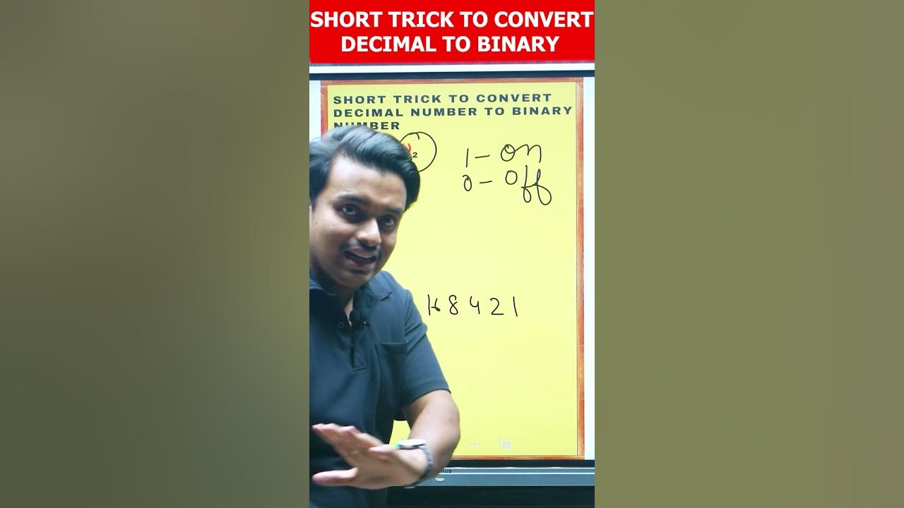 Decimal to Binary Conversion | Decimal to Binary 🔥binaryconversion #Shorts #tutorial #shortsfeed ...