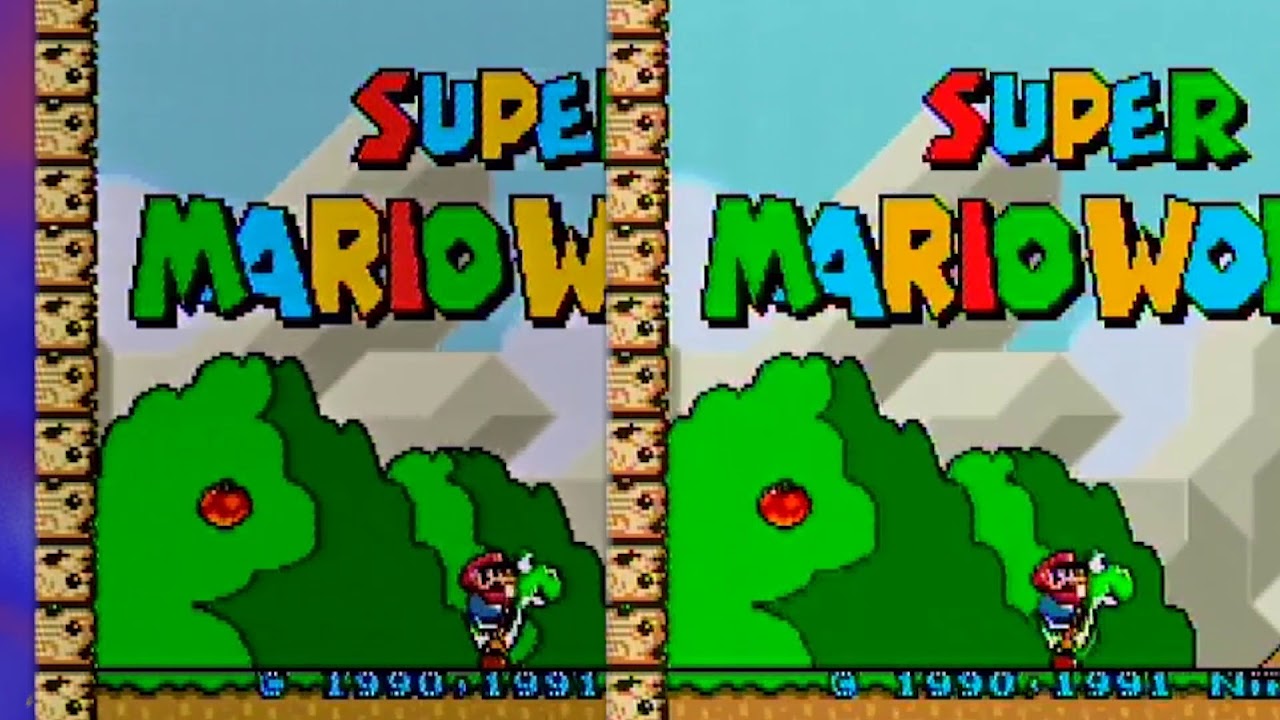 Original Super Famicom and 1CHIP Snes Jr. (SNS-101) Comparision - YouTube
