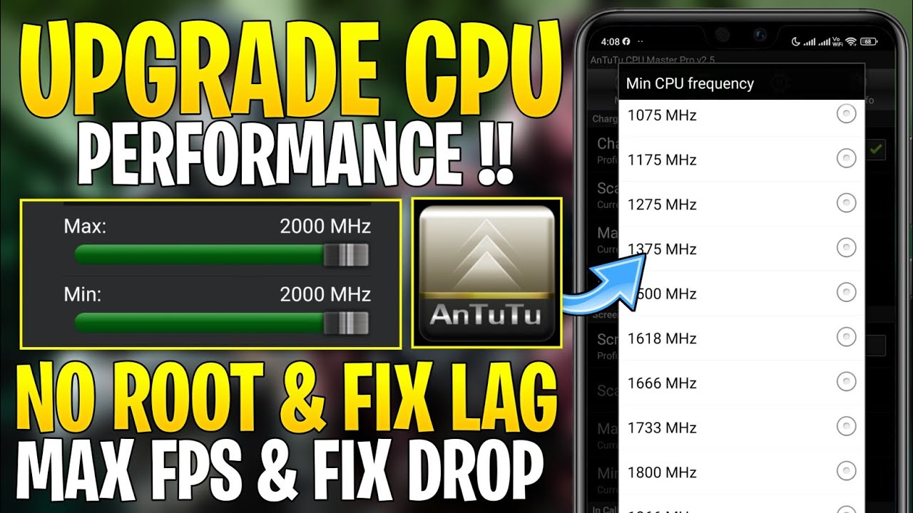 Upgrade Cpu Performance For Android Phone No Root Get Max Fps And Performance Boost Cpu