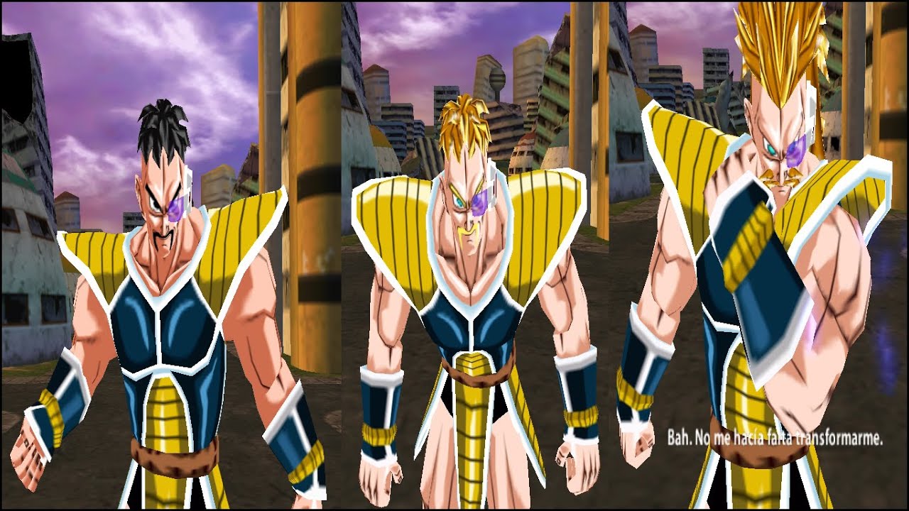DBZ Tenkaichi Tag Team Mod: Nappa Joven All Forms. - YouTube