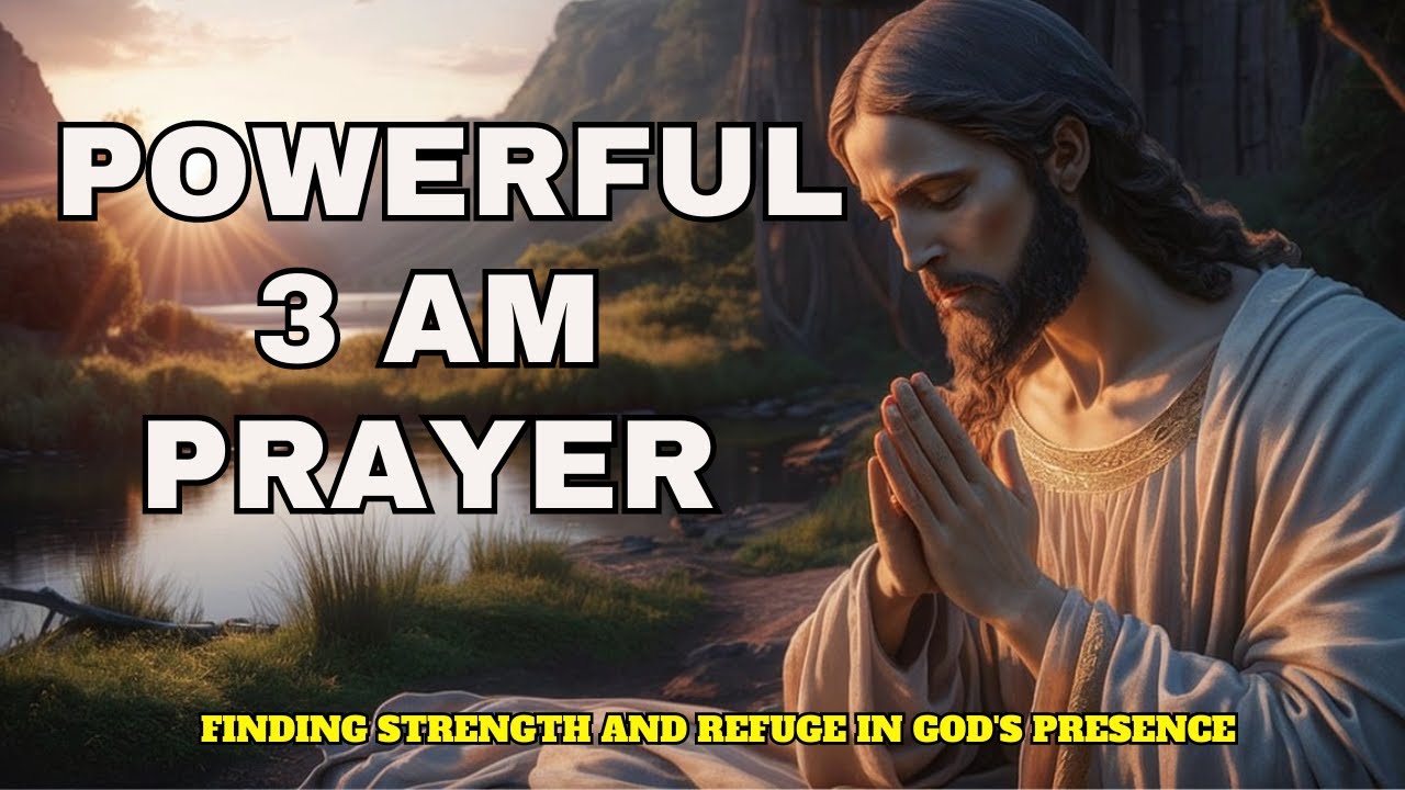 3 AM PRAYERS That Will Change your Morning Routine - YouTube