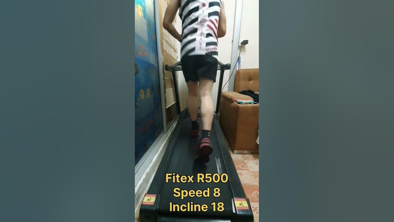 Fitex R500 Speed 8 Incline 18 ลู่วิ่งไฟฟ้า FITEX R500 - YouTube