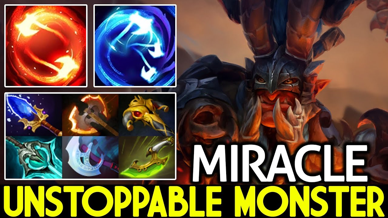 MIRACLE [Troll Warlord] Unstoppable Monster with Scepter Build Dota 2 ...