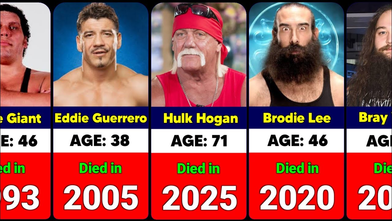 WWE Wrestlers Died in Every Year 1990-2025 - YouTube
