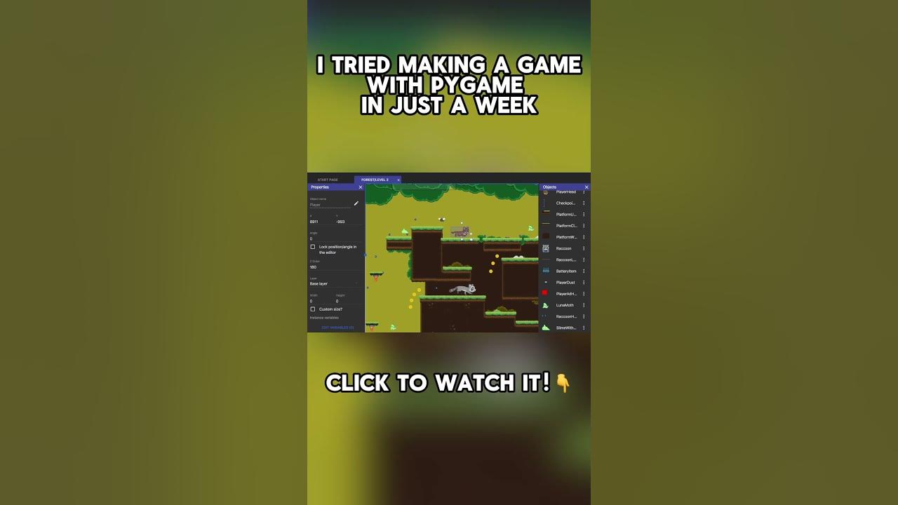 Why Am I Making a Game Without a Game Engine? #python #pygame # ...