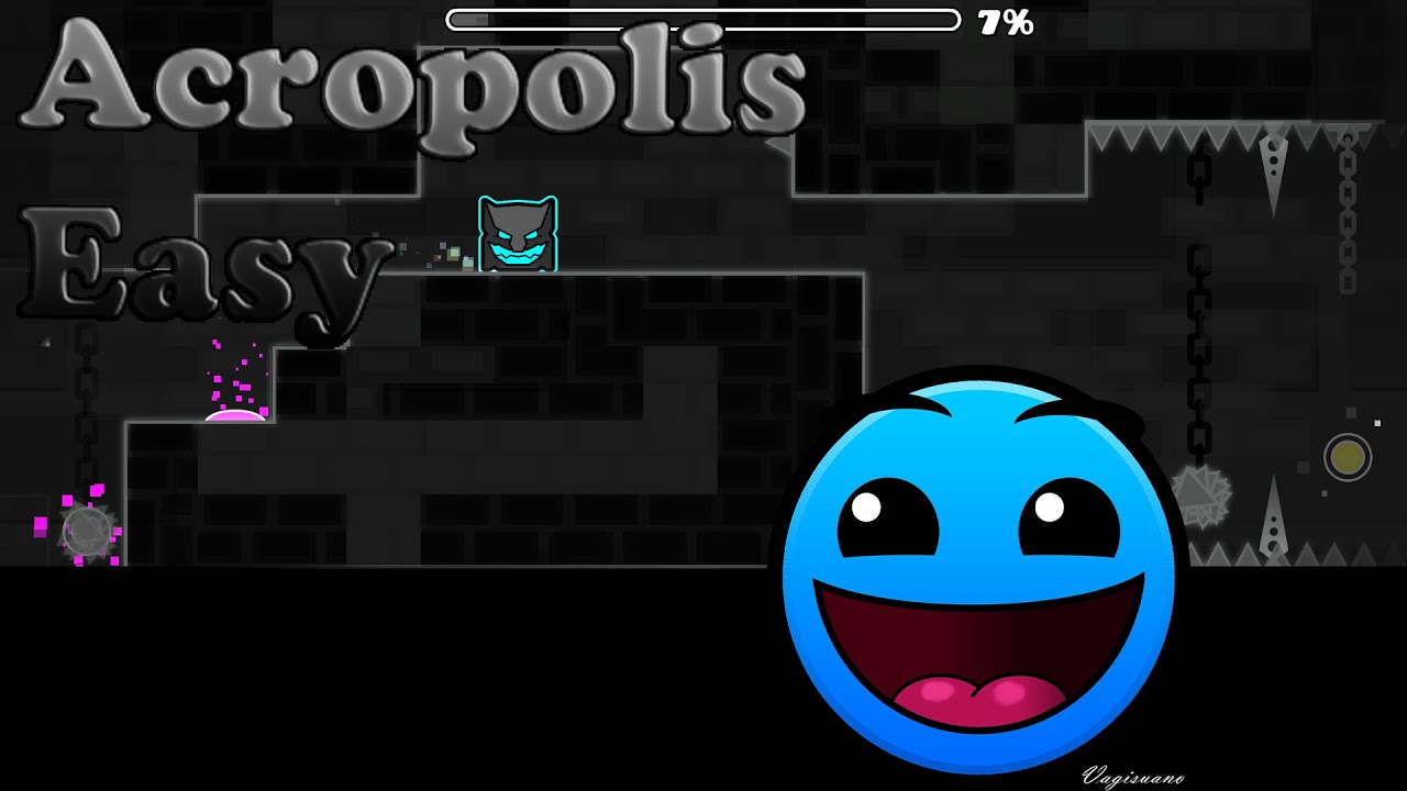 Geometry Dash - Acropolis Easy - ReptileDemon - YouTube
