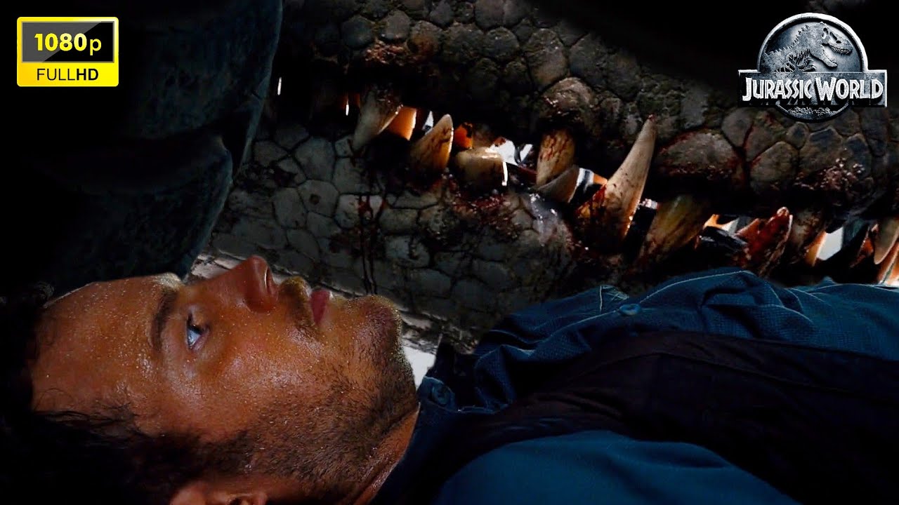 Indominus Rex escapes from paddock - Jurassic World (2015) - YouTube