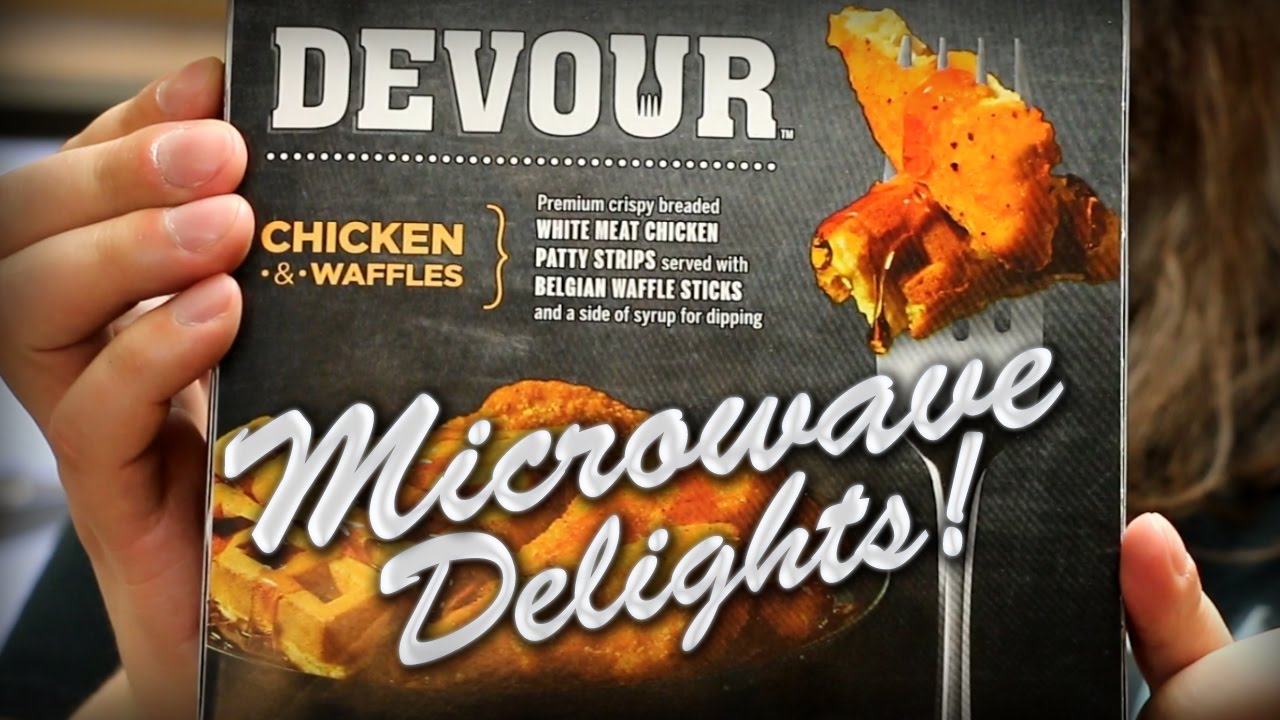 Devour Chicken & Waffles - Microwave Delights - YouTube
