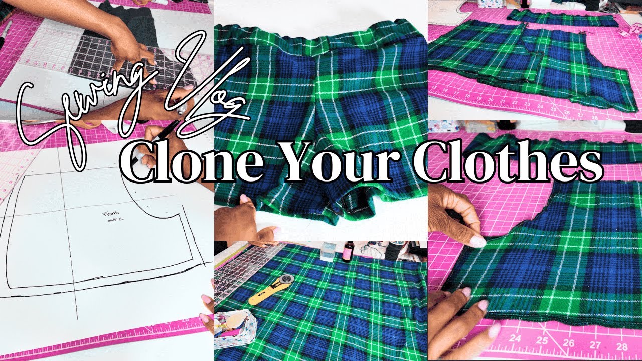 Sewing Vlog | Clone Your Clothes | Pajama Shorts | Cloning Fail - YouTube