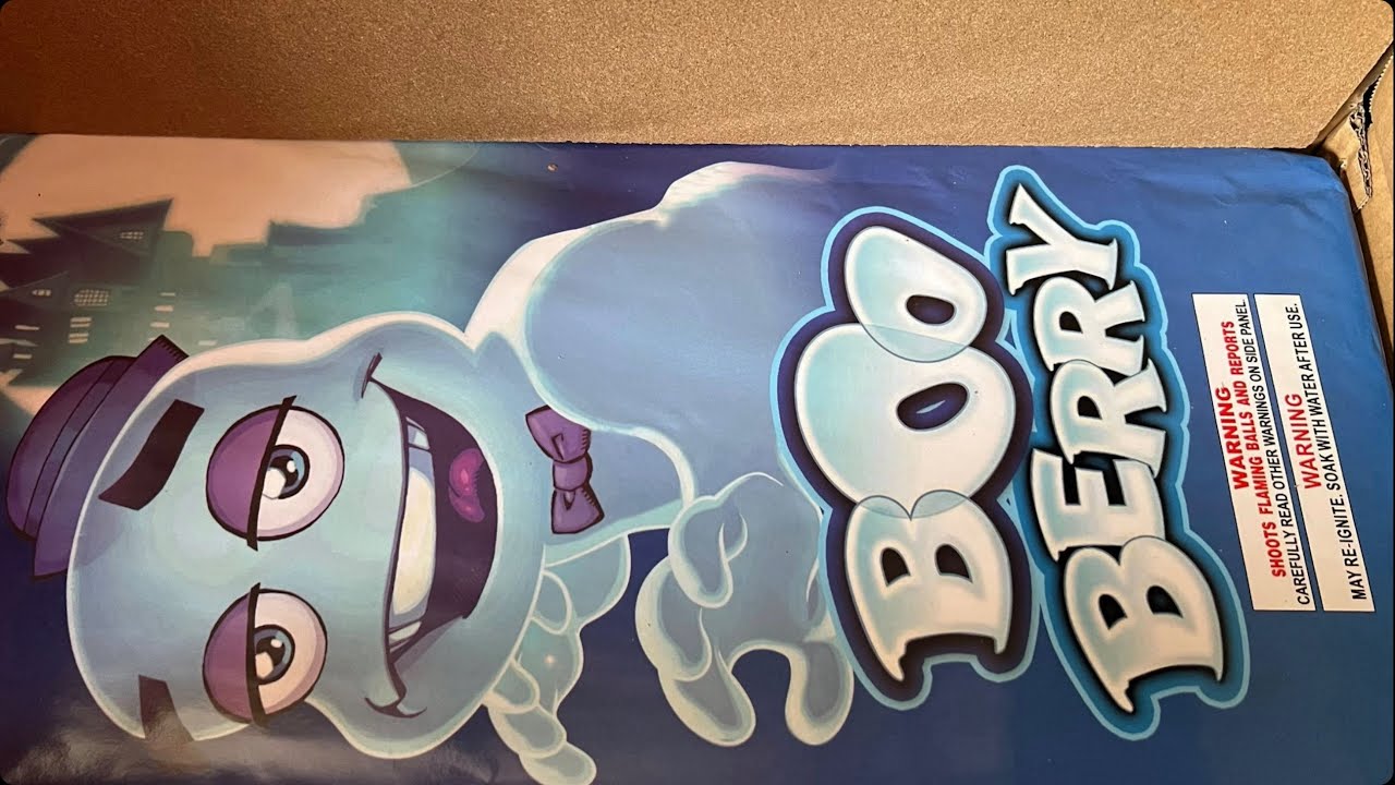 Boo Berry 56 shots - Blue Firework - YouTube