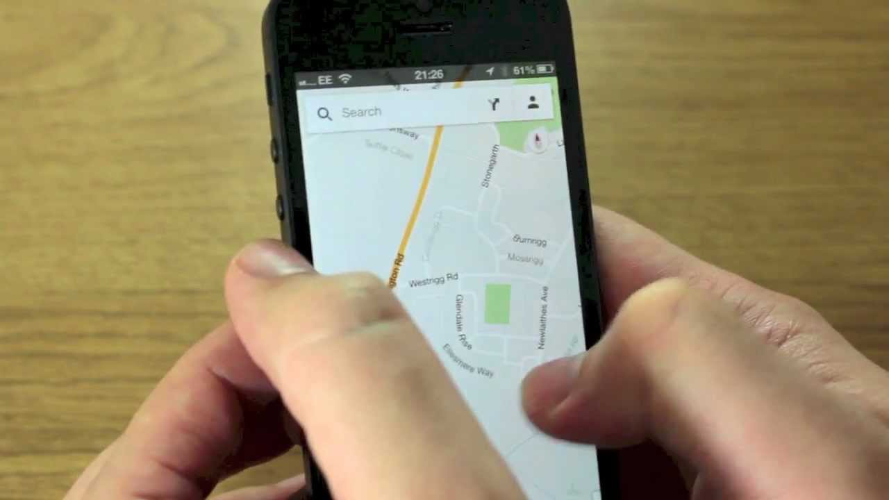 New Google Maps for iPhone - Overview - YouTube