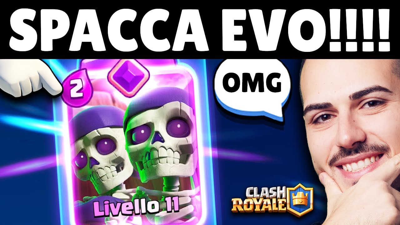 PROVIAMO la NUOVA EVOLUZIONE SPACCAMURI! - Clash Royale - YouTube