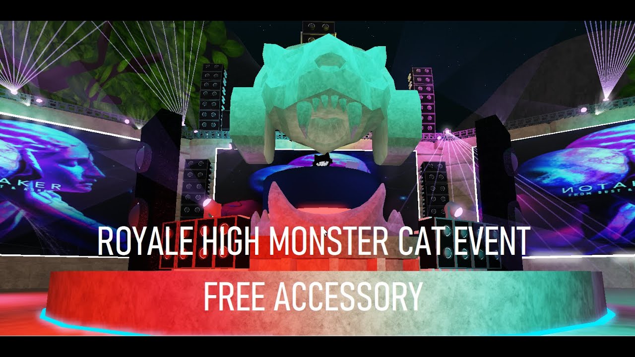 Royale High Monster Cat Event - Free Accesory! - YouTube