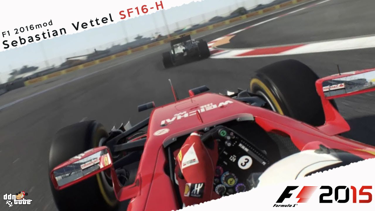 F1 2016 Mod Sebastian Vettel SF16-H Onboard Cam at Sochi Russian GP ...
