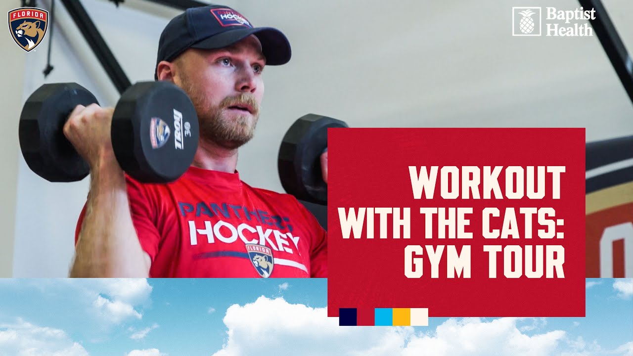 The Florida Panthers show off their epic gym! - YouTube