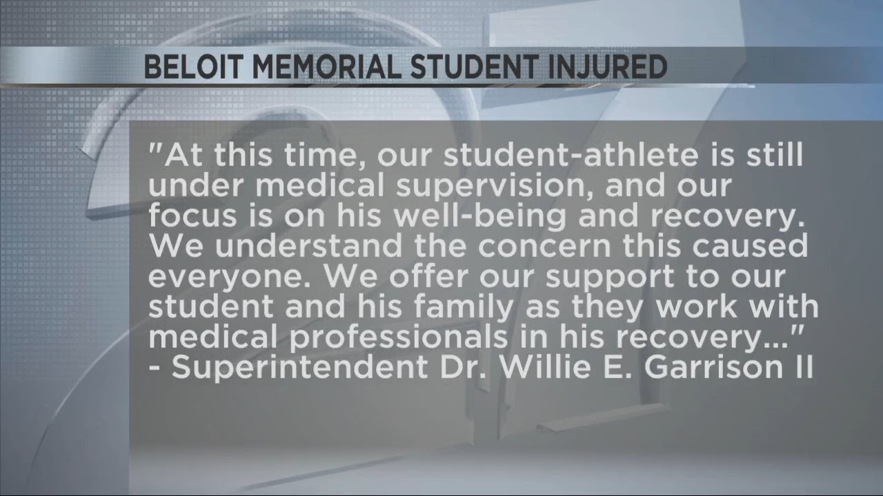 Beloit Memorial High School football player hurt at game, taken to ...