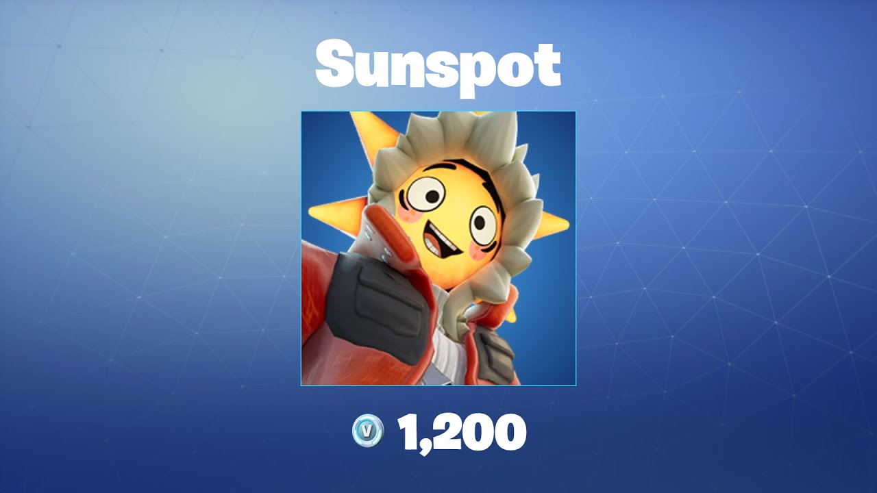 Sunspot | Fortnite Outfit/Skin - YouTube