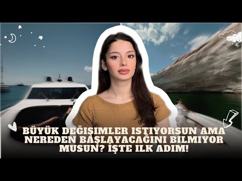 Hayatında ilerlemek ve değişiklik istiyorsan ama nereden başlayacağını bilmiyorsan bu videoyu izle￼!