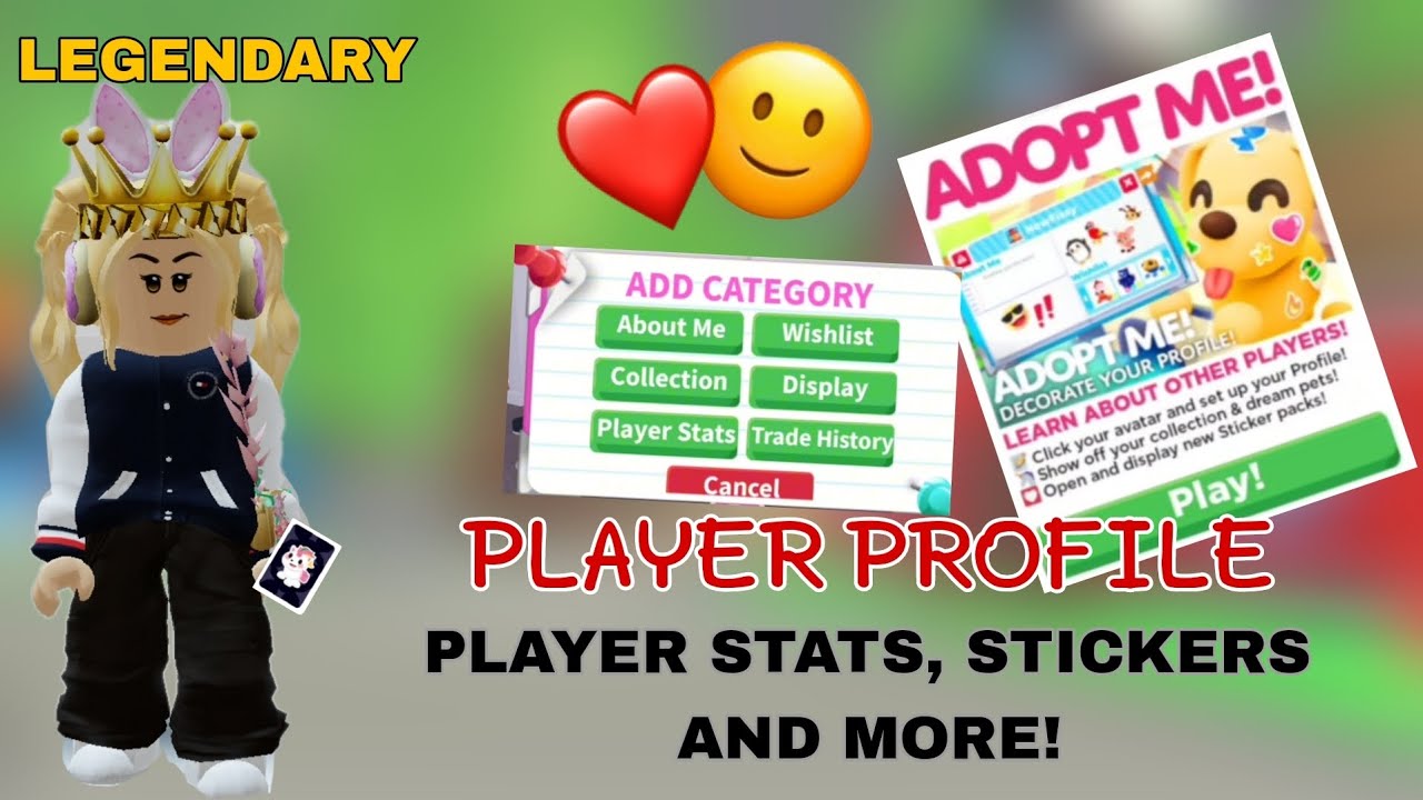 My FIRST TIME Using The PLAYER PROFILE (My Opinion) Roblox Adopt me ...