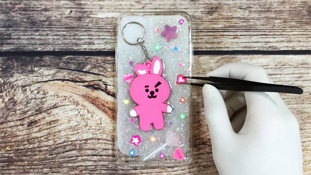 DIY Phone Case Kpop BTS - BT21 COOKY Resin Phone Case - YouTube