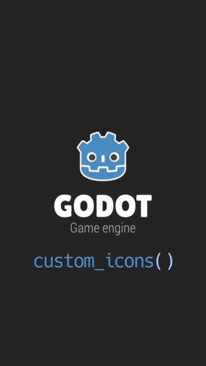 Quick Godot Tip - Custom Icons #gamedev #godot #tips - YouTube