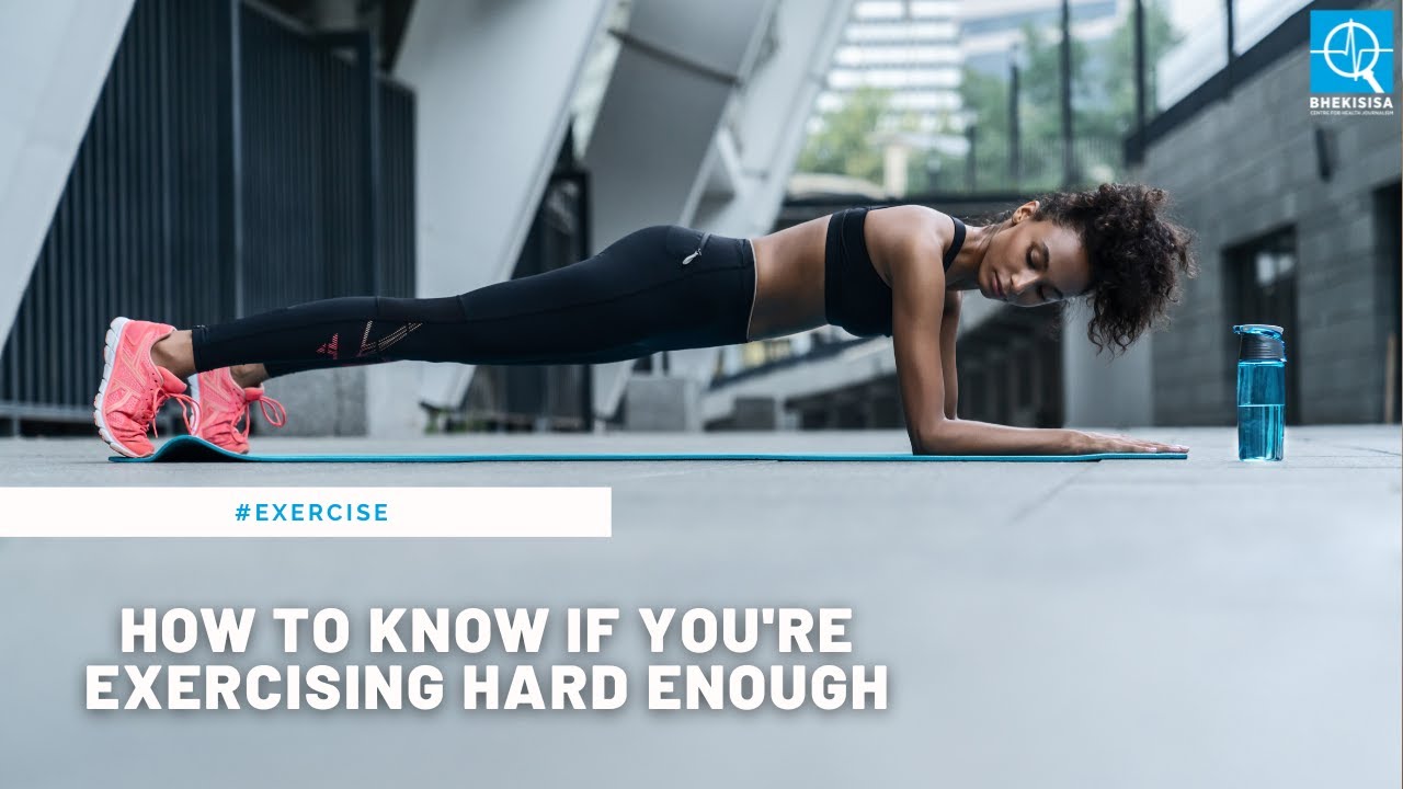 How to know if you're exercising hard enough - YouTube