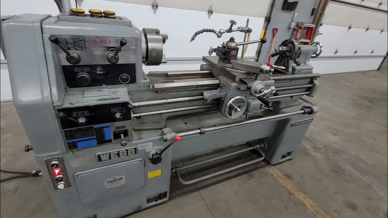 WEBB, TAKISAWA, Model: TSL-1000 D, 14x40 Heavy Duty Gear Head Engine ...