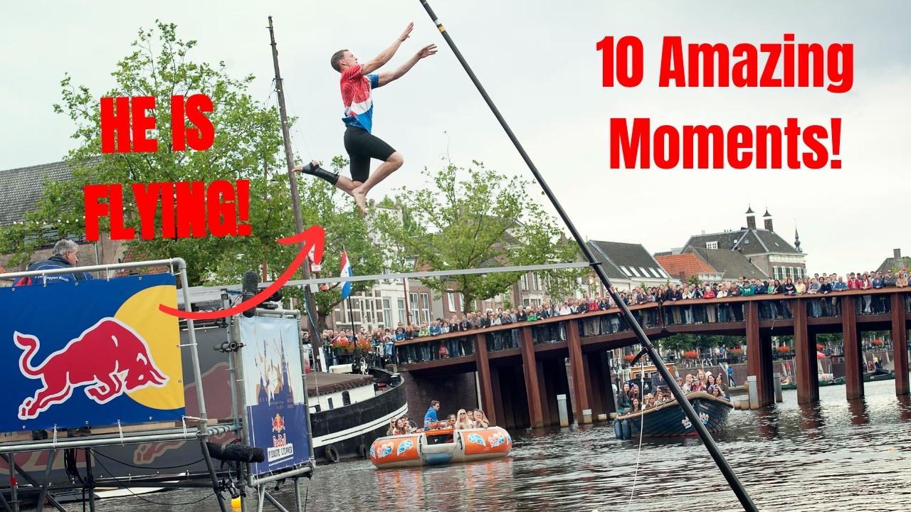 10 Amazing Canal Jumping Moments! (Fierljeppen!) - YouTube