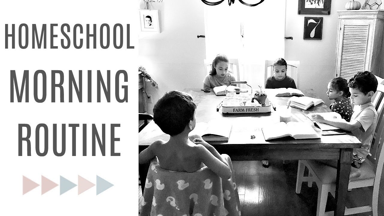 HOMESCHOOL ROUTINE | Classical Conversations & mom of 5 morning routine ...