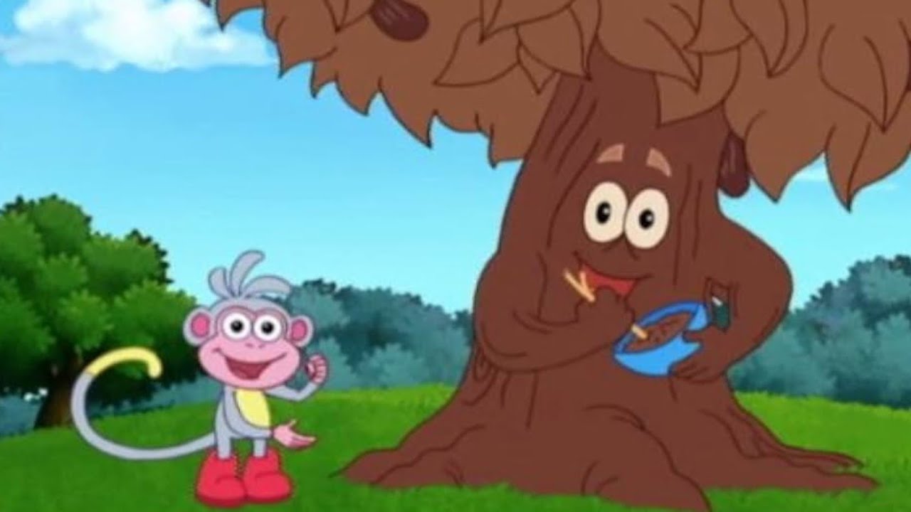 Buji and chocolate tree drawing | Dora buji simple drawing | Dora ...