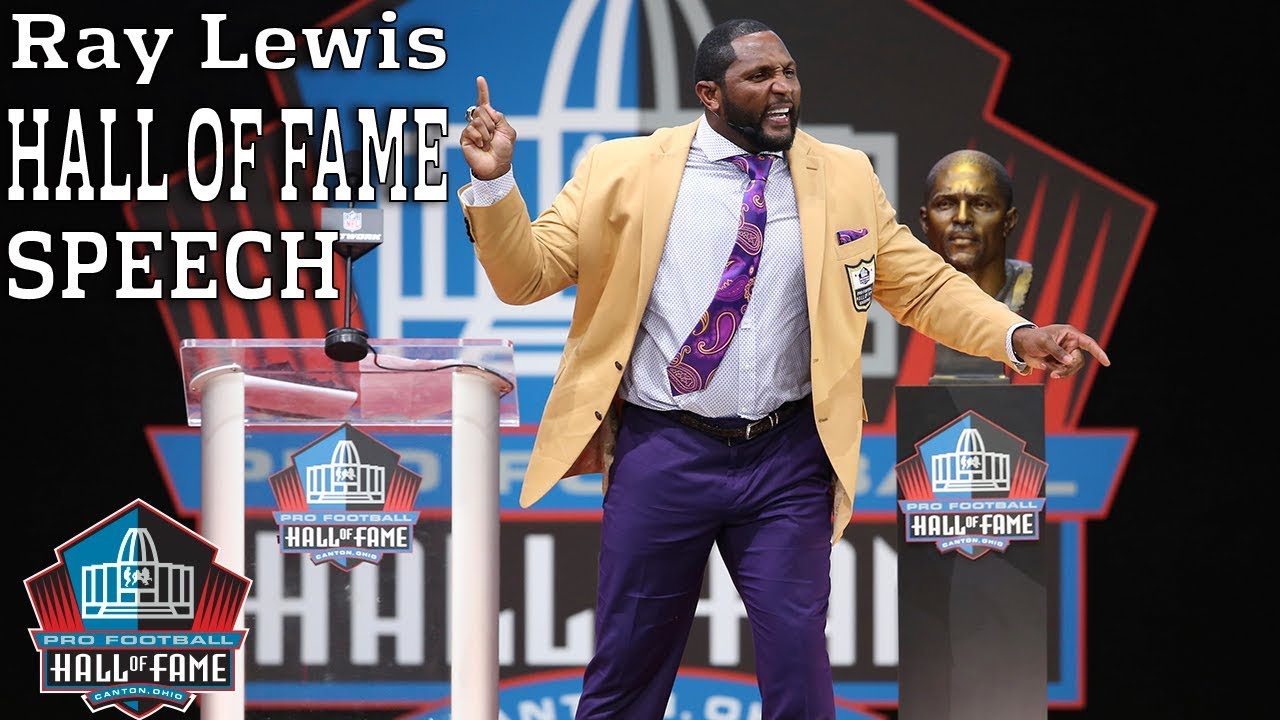 Ray Lewis FULL Hall of Fame Speech | 2018 Pro Football Hall of Fame ...