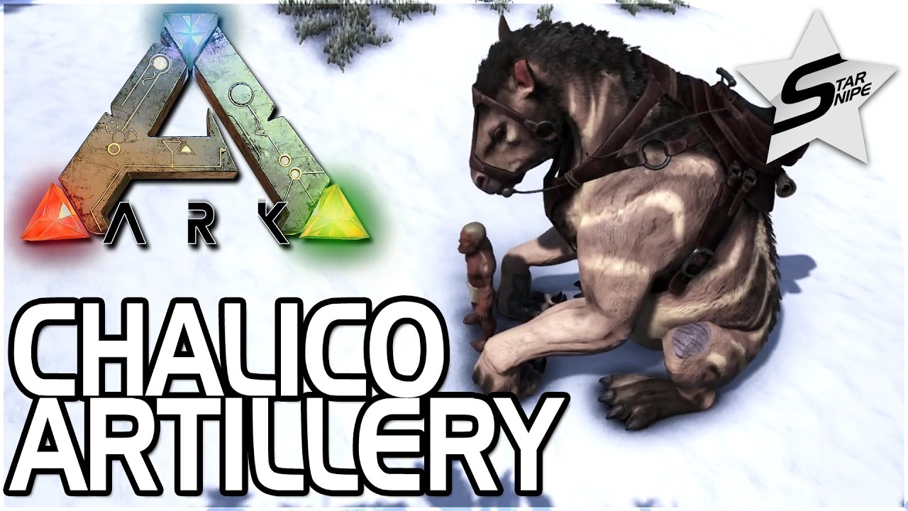 ARK NEW CHALICOTHERIUM TAME! - "CHALICO MOBILE ARTILLERY?!?" (ARK ...