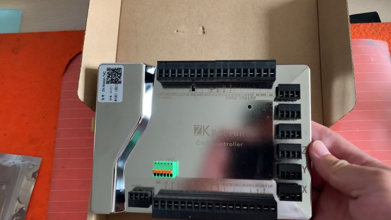 ZK motion cnc controller - YouTube
