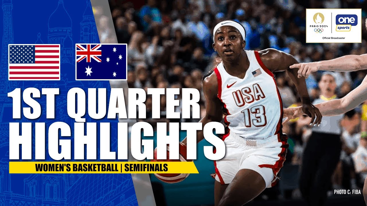 USA vs Australia 1ST QUARTER HIGHLIGHTS | WOMEN'S BASKETBALL | PARIS ...