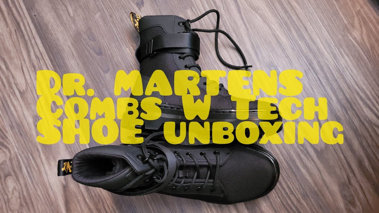 Dr. Martens Combs W Tech // Shoe Unboxing - YouTube
