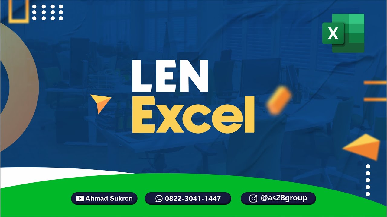RUMUS LEN EXCEL ️ CARA MUDAH MENGHITUNG KARAKTER DI EXCEL - YouTube