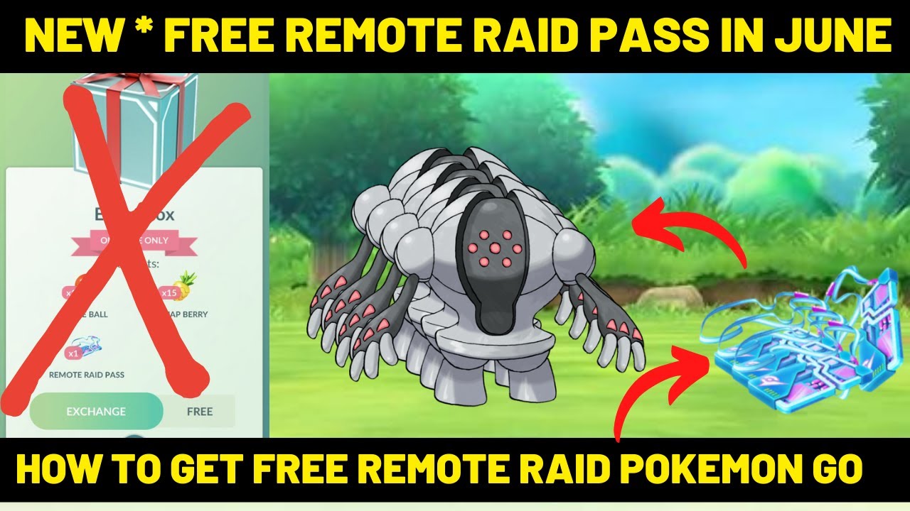 NEW * How To Get Free Remote Raid Pass in June Pokémon Go | Free Remote ...