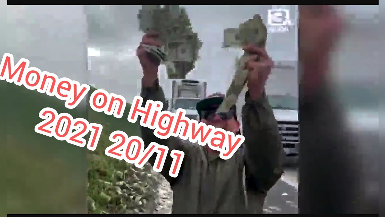 Unbelievable Money on Highway thousands of dollars USA - YouTube