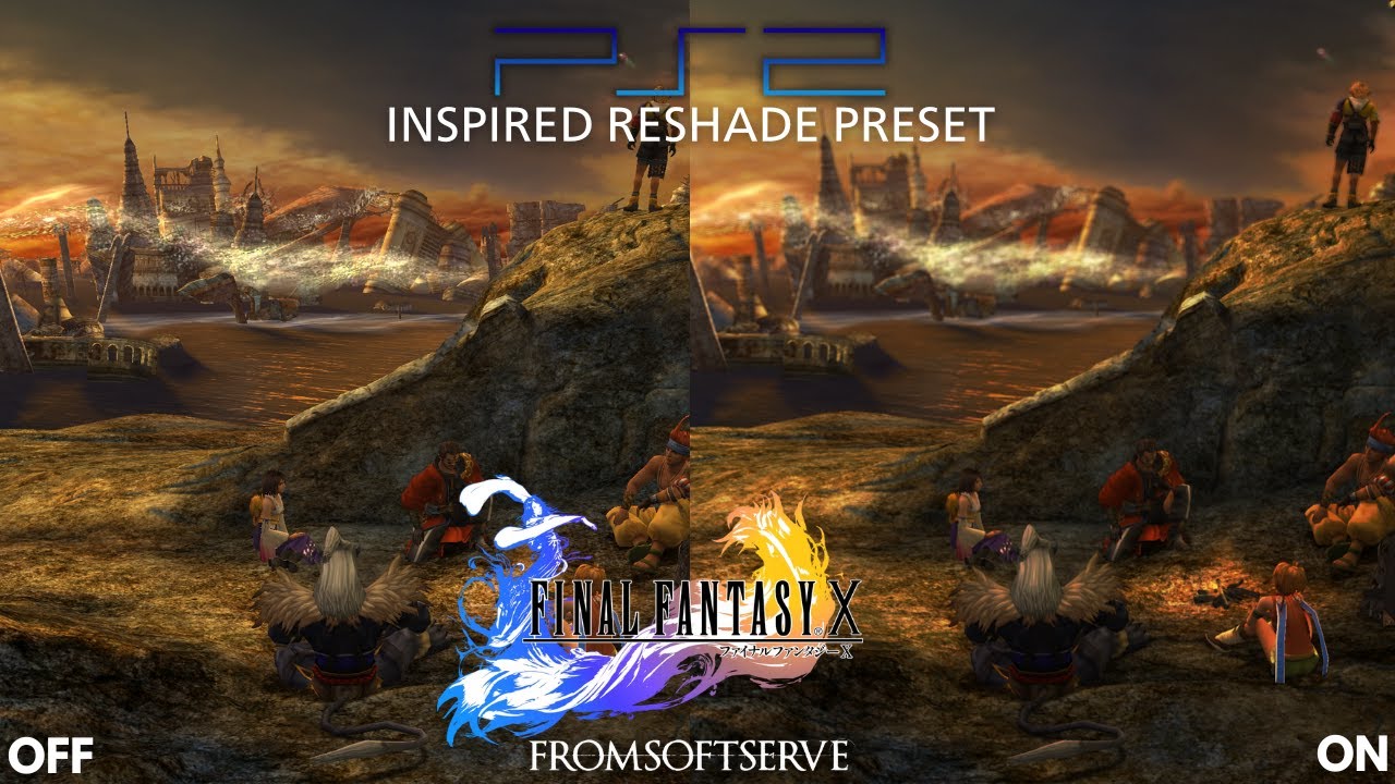 I wanted Final Fantasy X HD Remaster to look more like the PS2 version ...