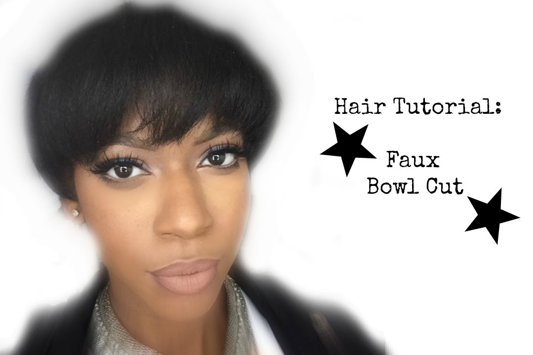 Hair Tutorial | Faux Bowl Cut - YouTube