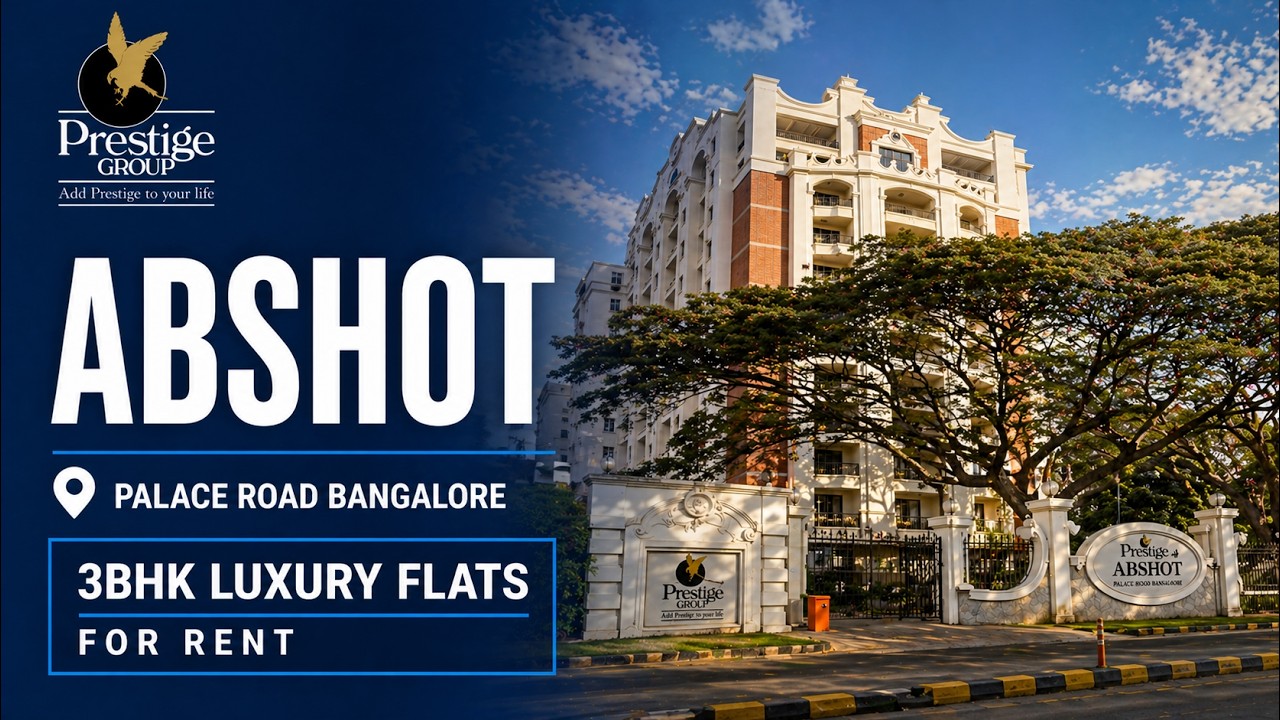 Prestige Abshot | Flat for Rent Palace Road, Bangalore ☎️ +91 99001 ...
