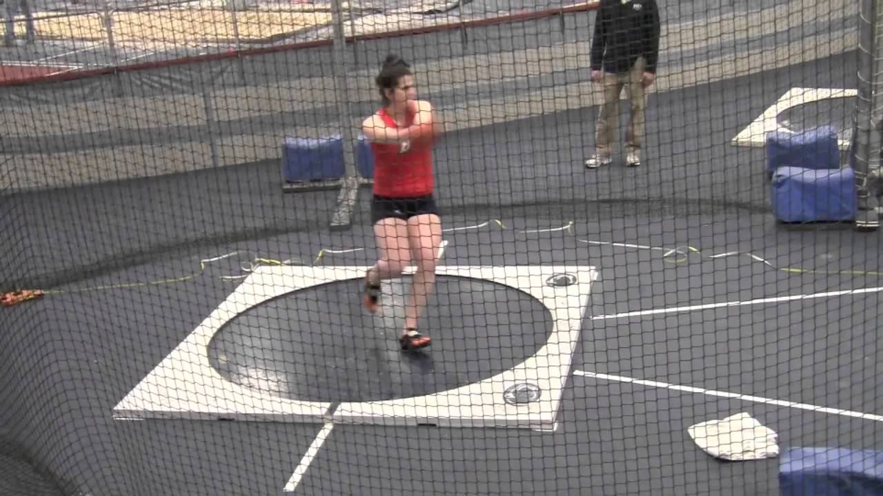 Penn State National Invitation 1/28/11 - Women's Weight Throw - YouTube