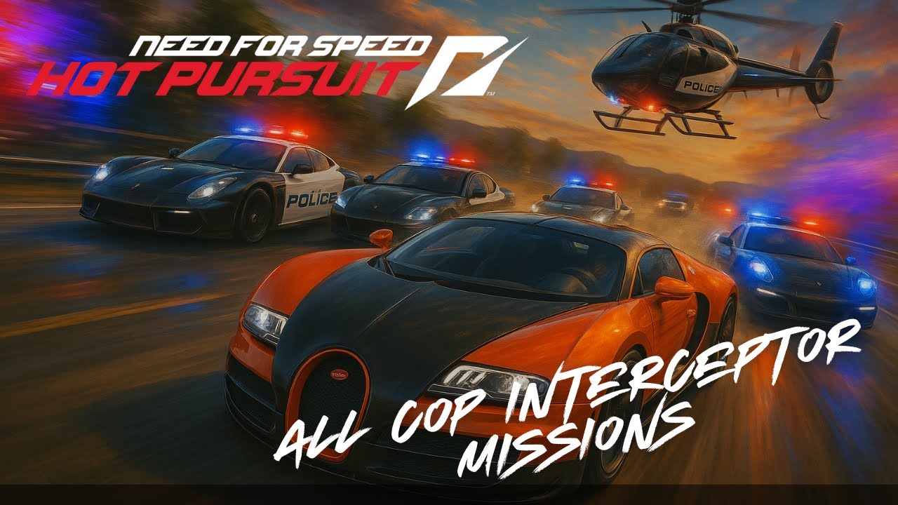 NFS Hot pursuit Remastered | All Interceptor mission in 22 minutes ...