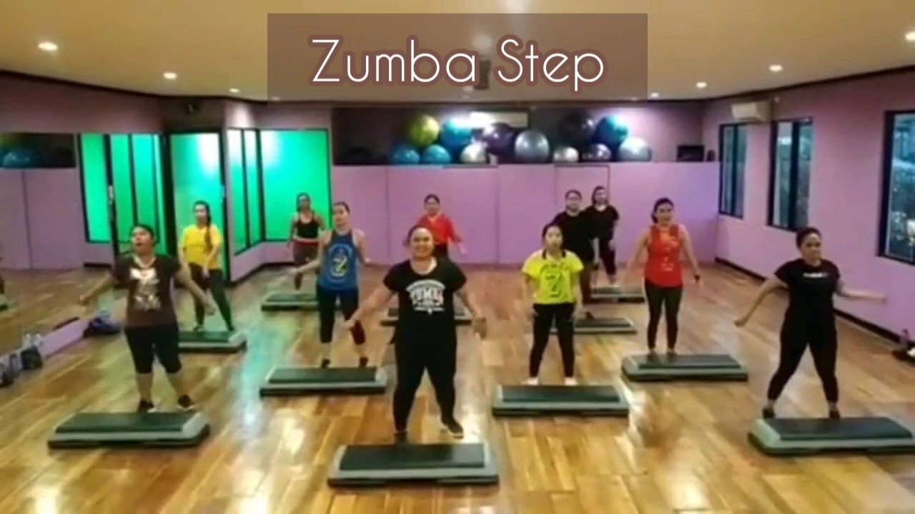 Zumba step #zumba #workout #cardio - YouTube