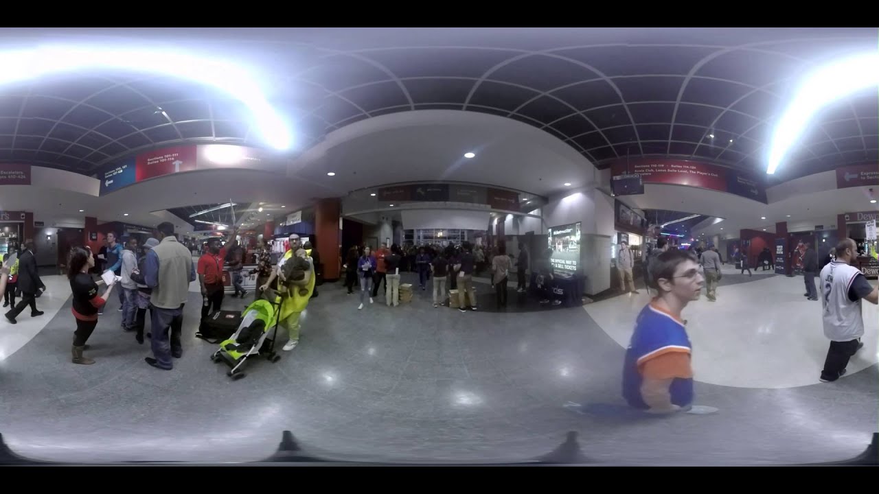 STRIVR Virtual Reality: Fans enter Verizon Center - YouTube