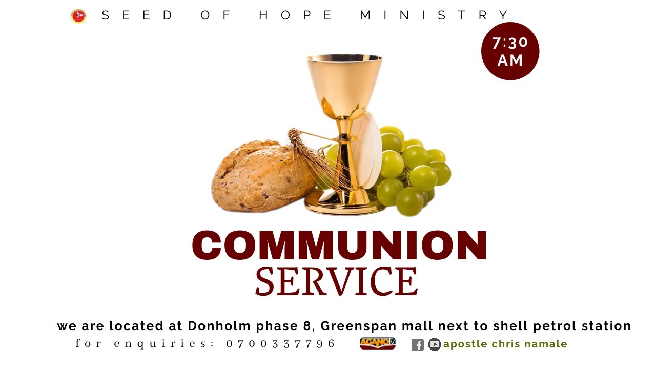 HOLY COMMUNION SERVICE INVITE - YouTube